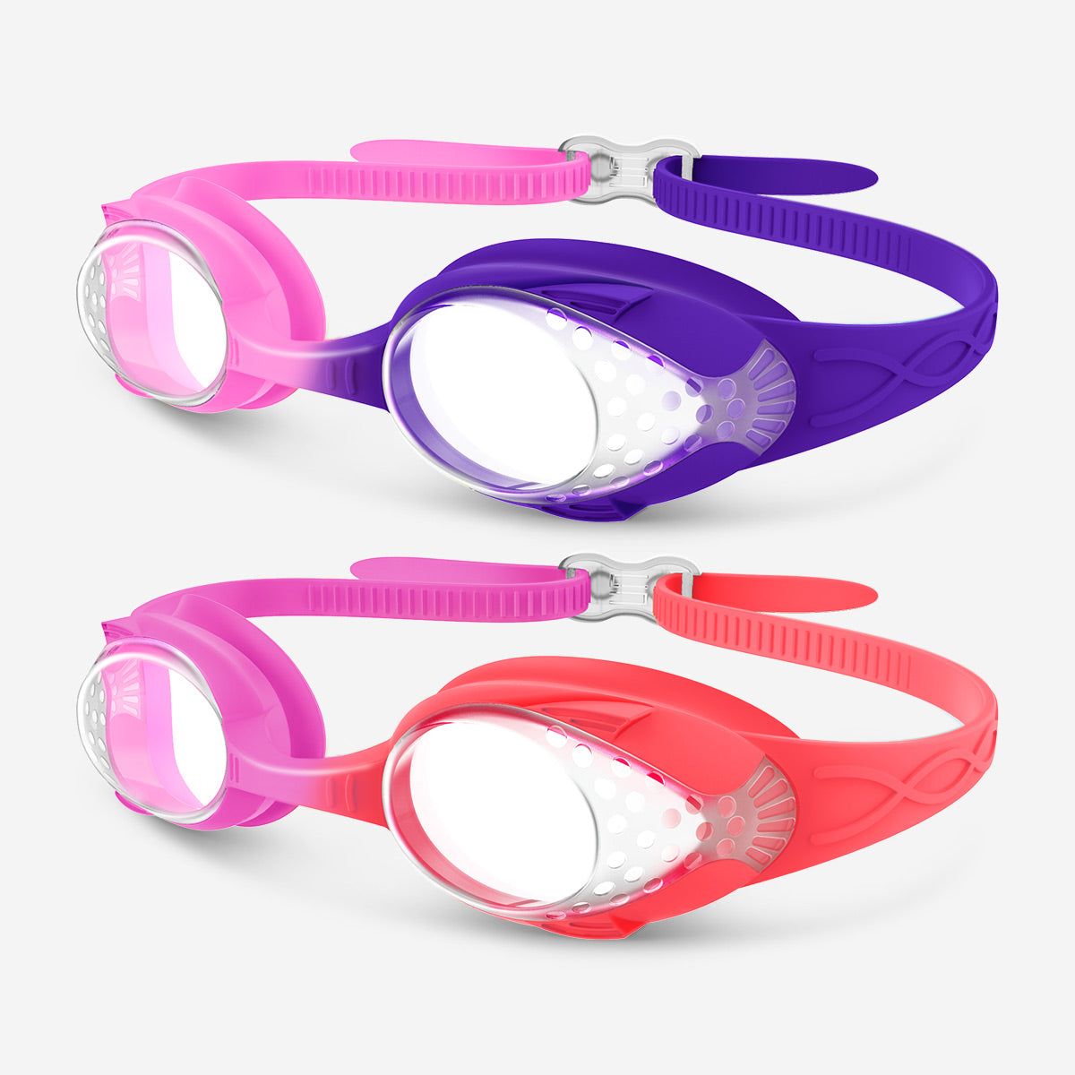 Kids Swim Goggles 2-Pack | Anti-Fog & Wide View | OutdoorMaster®