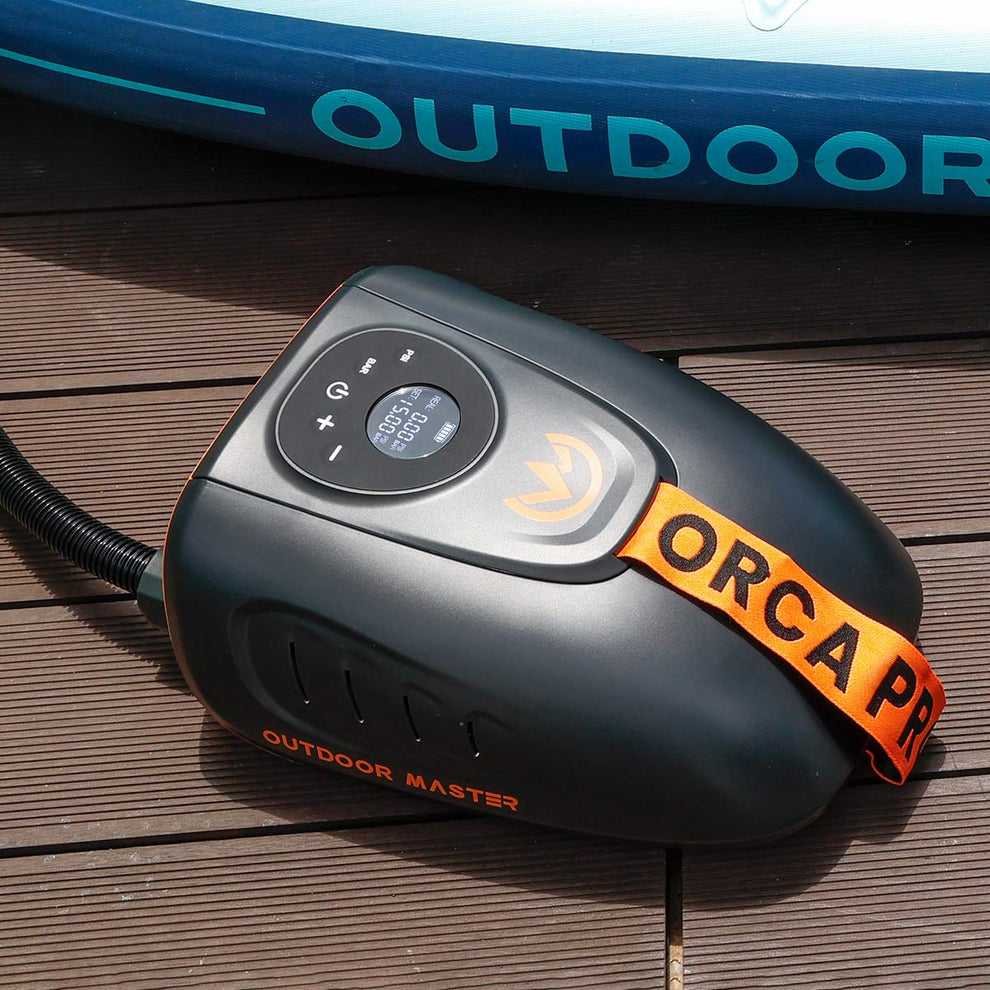 ORCA PRO Electric Pump for SUPs & Kayaks | 7400mAh Battery | OutdoorMaster®