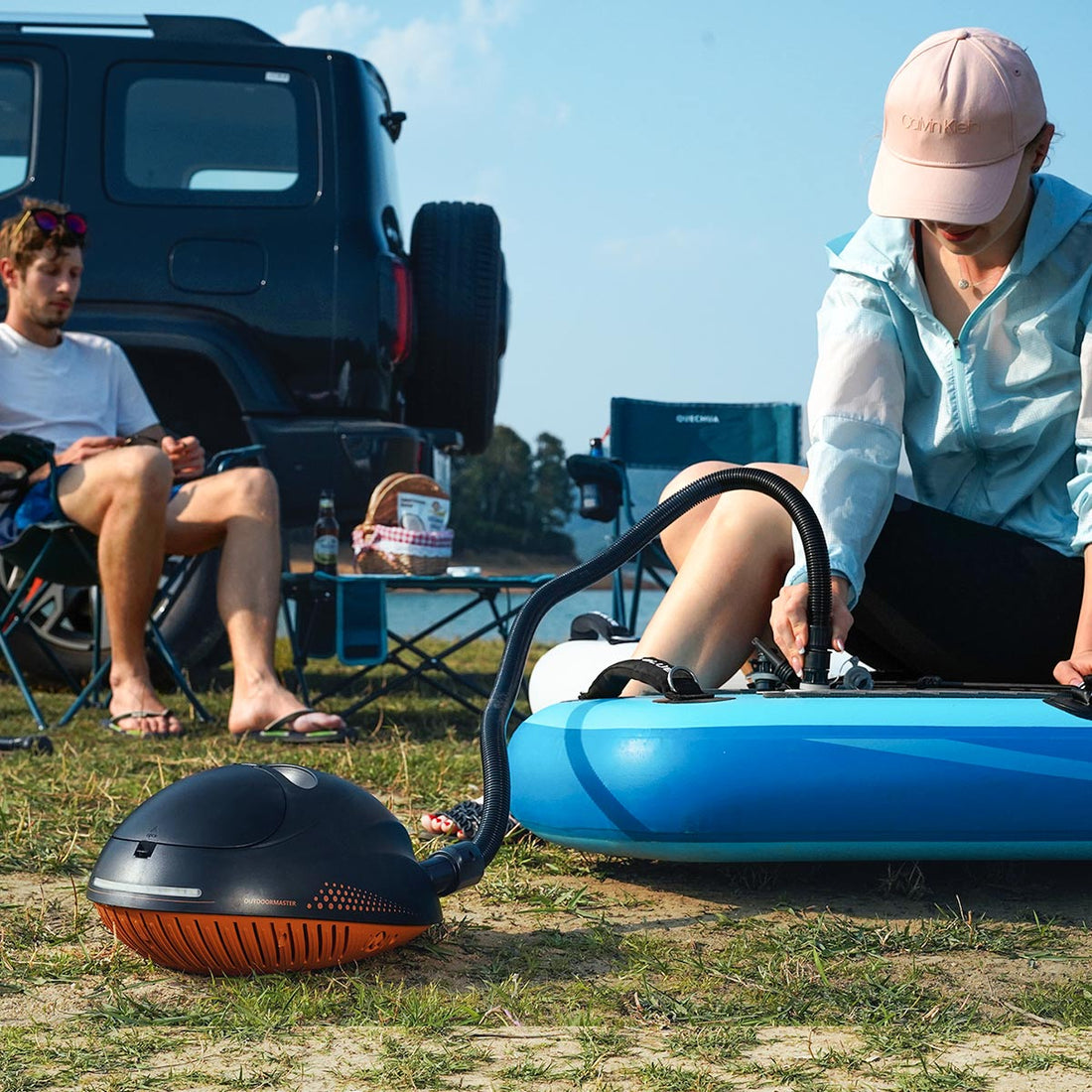 WHALE Electric Sup Pump for Sups & Kayaks | Fully Charges in 6 Hours ...