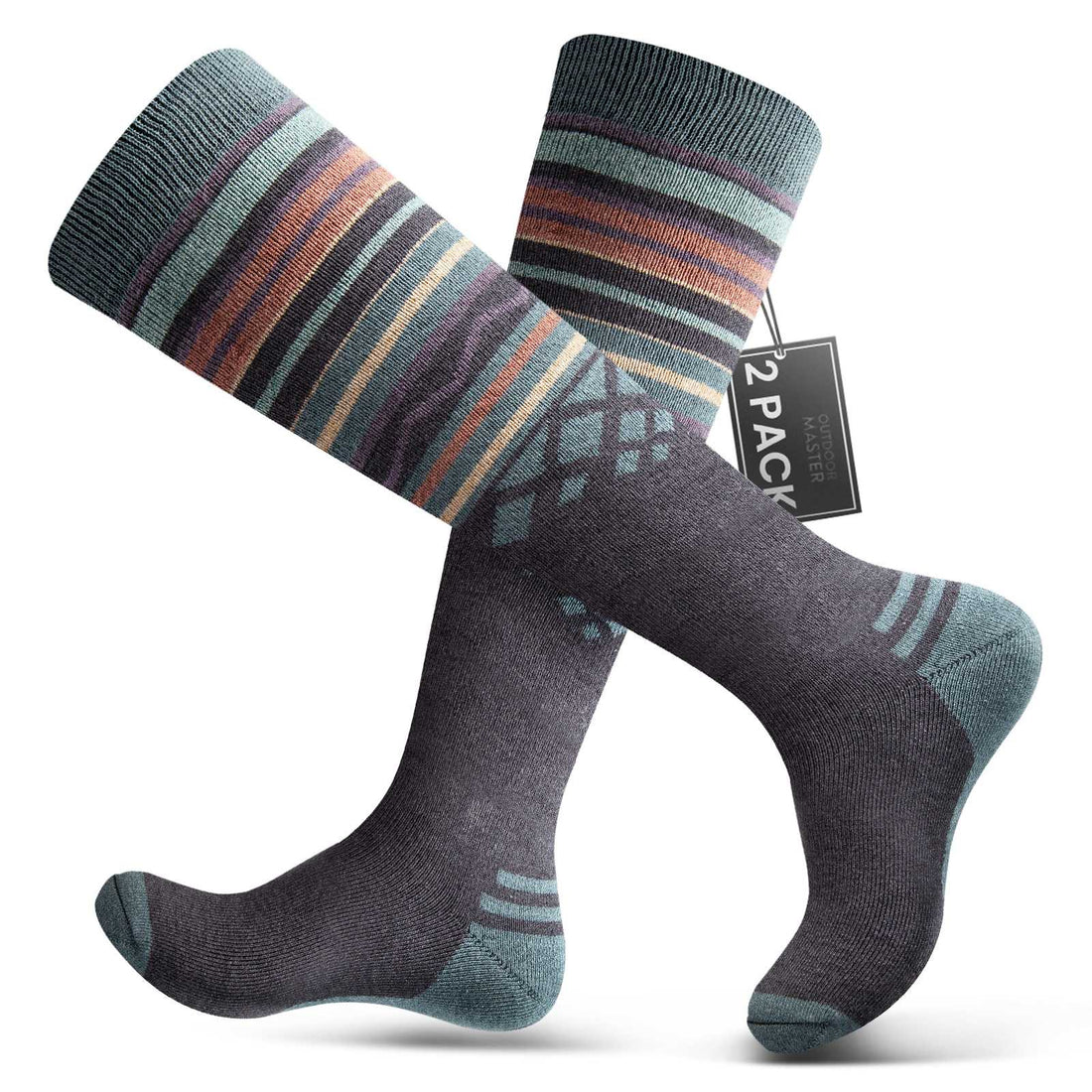 Merino Wool Ski Socks | All-Day Warmth & Breathability | OutdoorMaster®